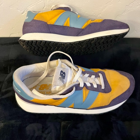 New Balance | Shoes | New Balance Purple And Yellow Retro Sneakers ...